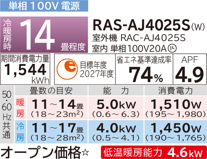 ルームエアコン AJシリーズ ： 住宅設備用エアコン ： 日立グローバルライフソリューションズ株式会社