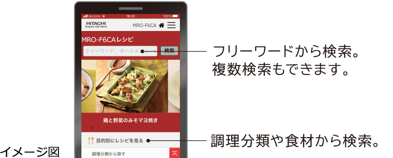 オーブンレンジ MRO-F6CA ： 電子レンジ ： 日立の家電品